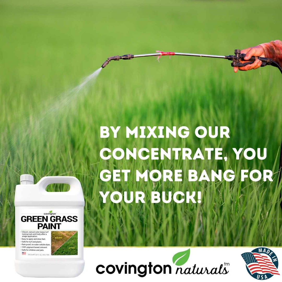 Grass Paint Lawn Paint to Spray Grass Green Grass Dye Grass Spray Paint Green Lawn Paint Covington Naturals